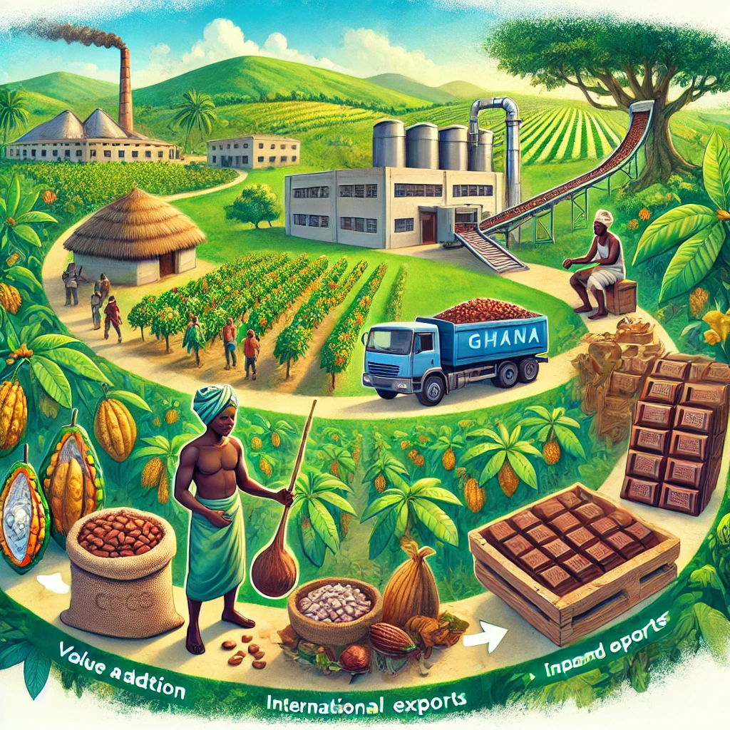 Unlocking Ghana's Cocoa Potential: Moving Up the Value Chain.